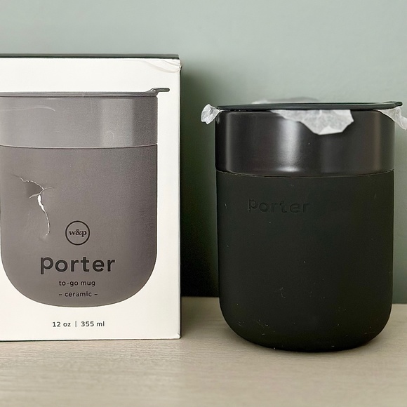 W&P porter | Dining | Wp Porter To Go Ceramic Mug Charcoal 3oz New ...